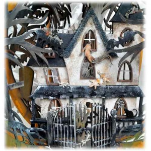 Pumpkin Haunted House - MDF Wood Kit